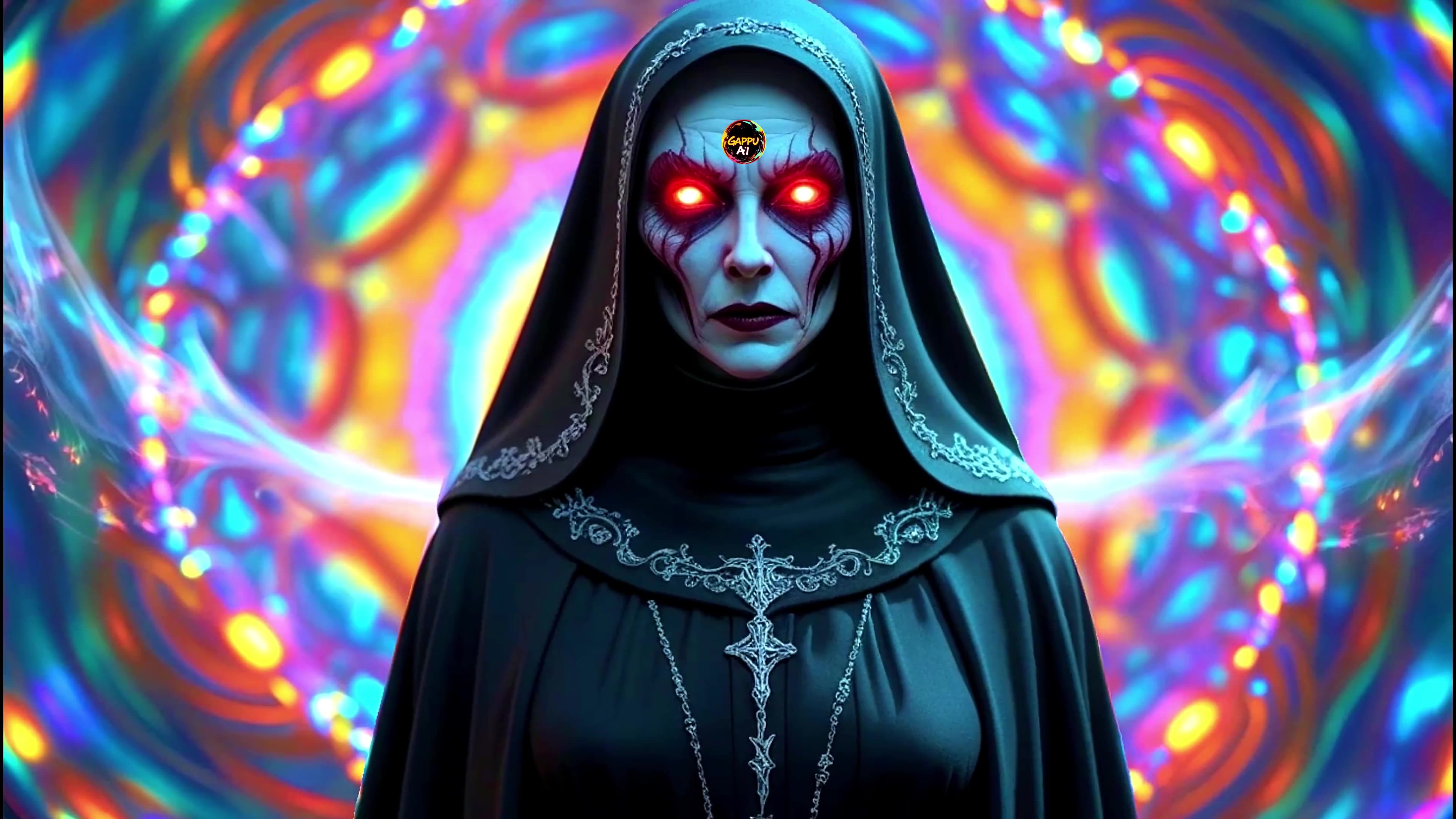 Psychedelic Gothic Trance - The Nun Visuals | #ghost #psytrance # ...