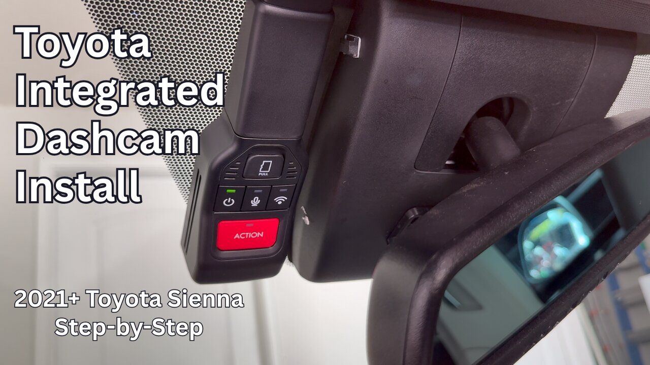How to Install the Toyota Integrated Dashcam (PT949-08231) | 2021 ...