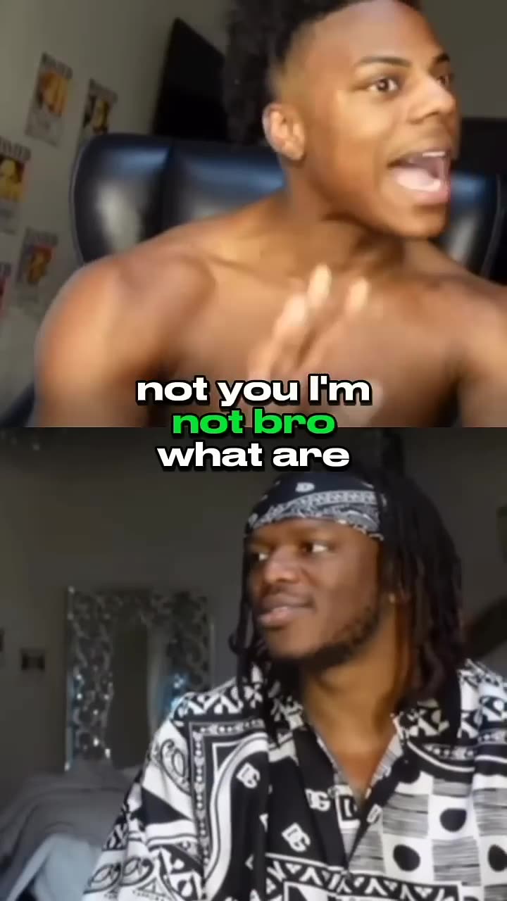 IShowSpeed Reveals KSI Forehead 🤣