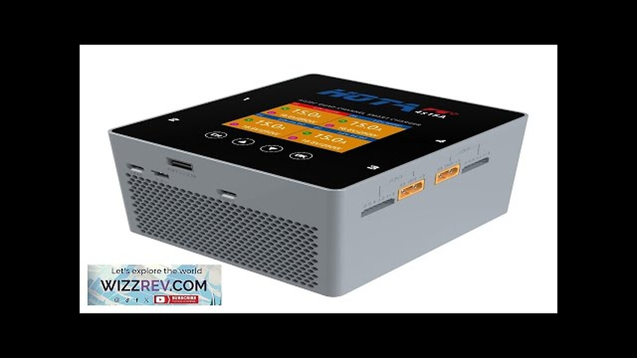 HOTA F6+ AC/DC AC500W DC250Wx4 15Ax4 Smart Balance Charger for Lipo ...