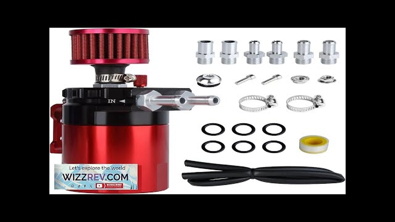 Universal Car Oil Catch Can Kit Polish Baffled Automotive Reservoir ...