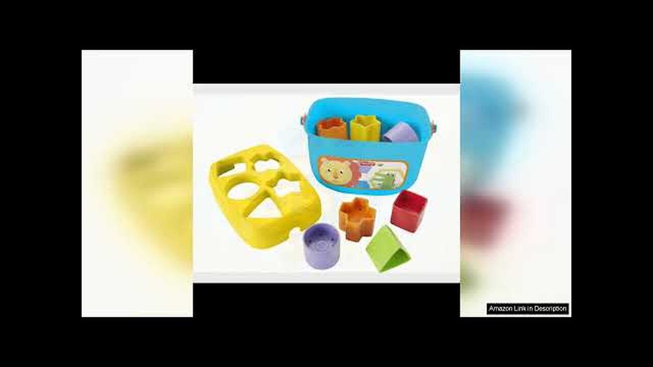 Fisher-Price Stacking Toy Baby's First Blocks Set of 10 Shapes for ...