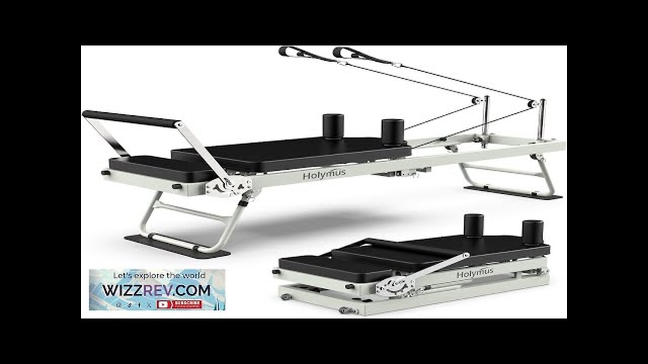 Pro 75" Pilates Reformer Machine Foldable Pilates Machine Equipment Up ...