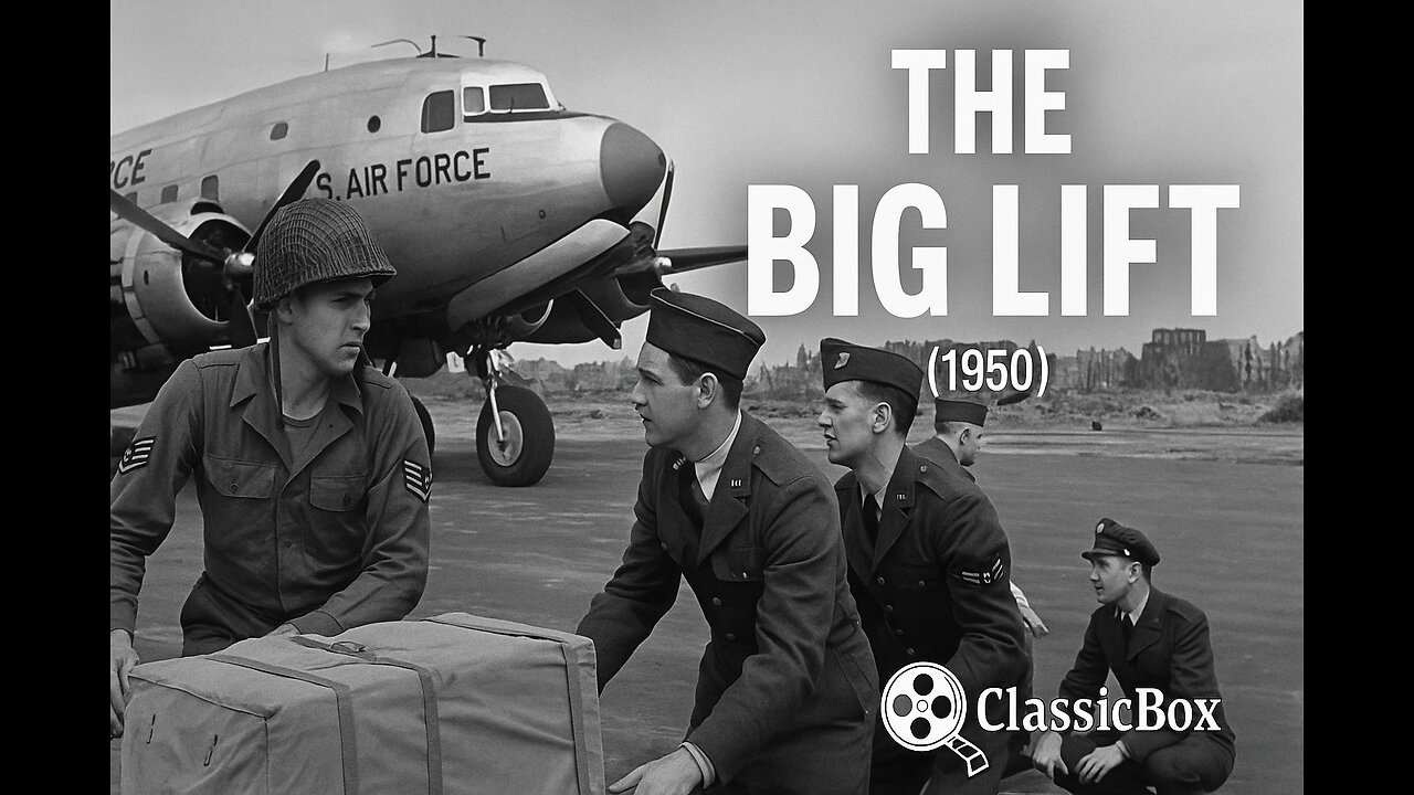 The Big Lift (1950) 🎞️ | Montgomery Clift & Paul Douglas | War Drama ...