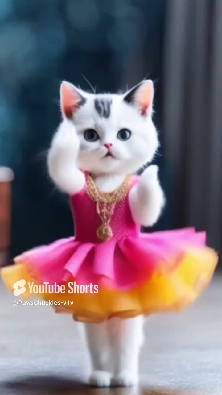 🐾🔥 Hip-Hop Cat Crew Goes Viral! 3 Feline Dancers Steal the Spotlight!