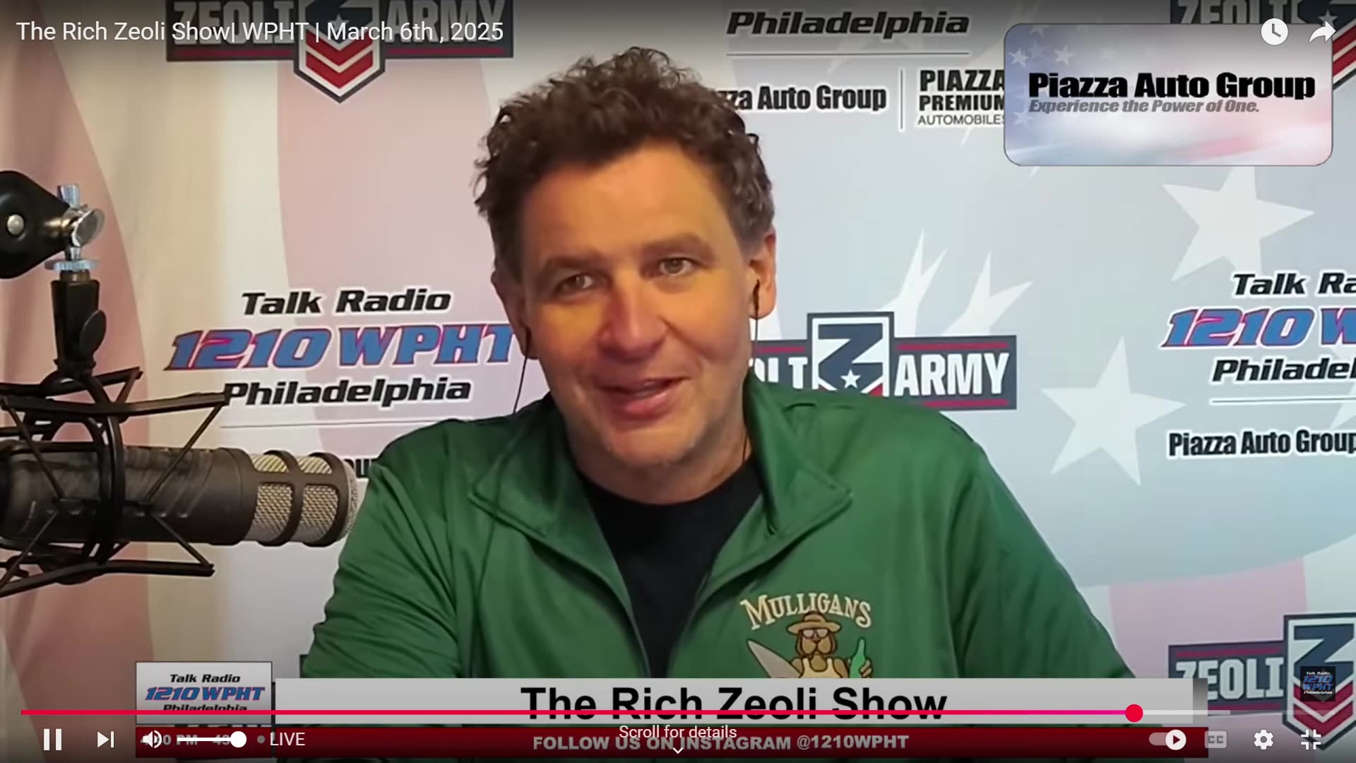 Rich Zeoli Gives Me a Shout Out about My YT Comments