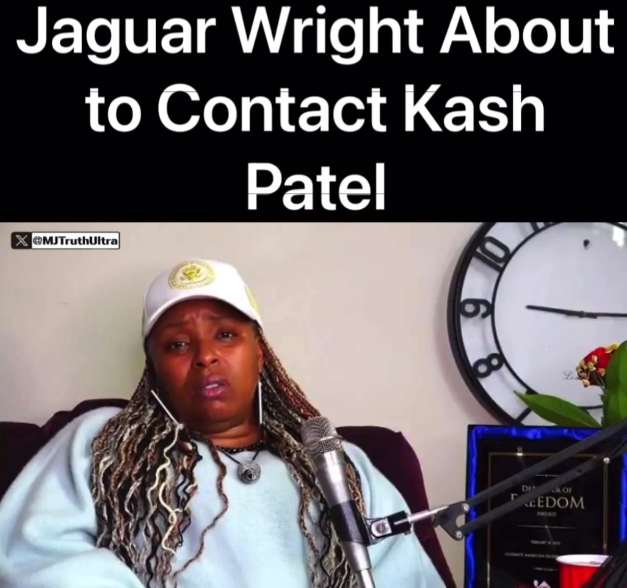 Jaguar Wright wants to alert Kash Patel about Diddy and Clive Davis