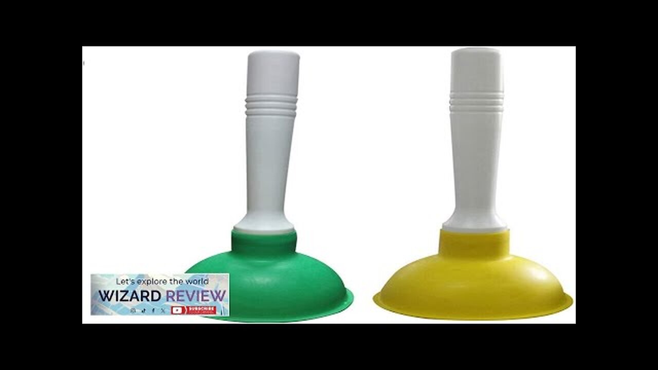 Coralpearl Drain Plunger Small Hand Force Plumber Helper Little 4 inch ...