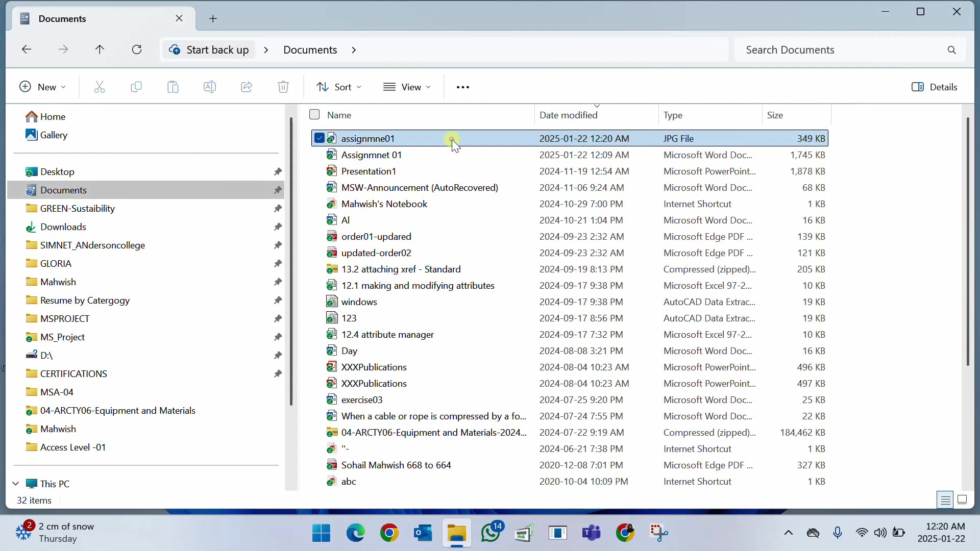 FCMO - Assignment 01