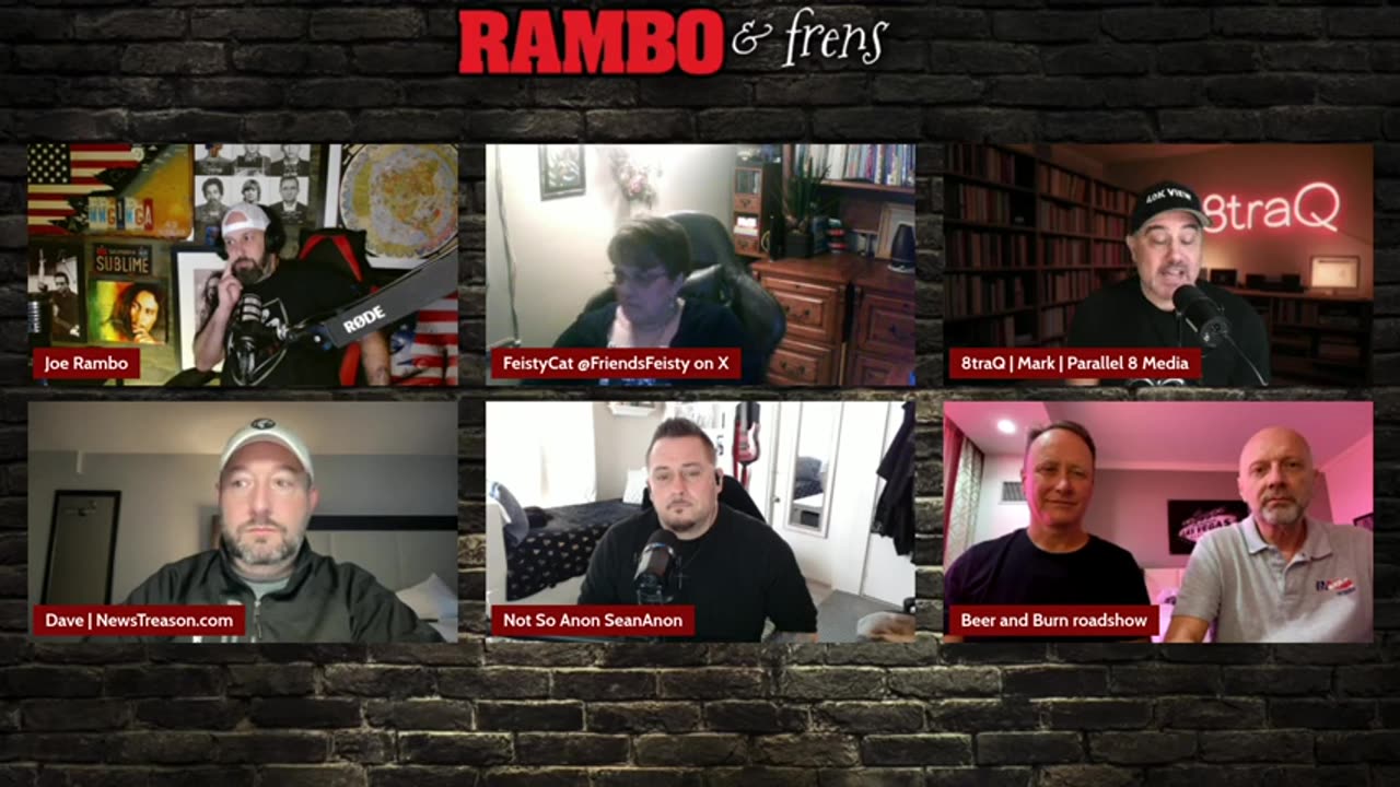 Rambo AF with Feisty Cat, SeanAnon, 8traQ, Patrick Gunnels 3-7-25