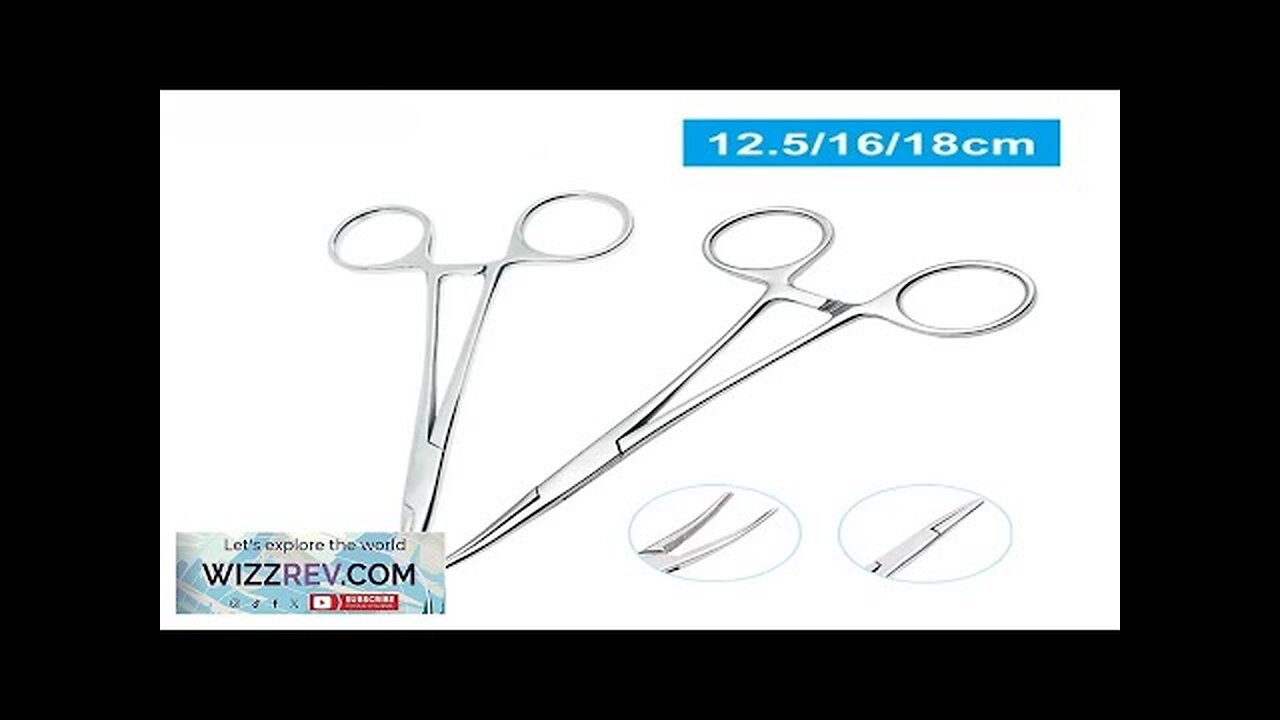 Stainless Steel Locking Forceps Artery Surgical Clamp Curved Straight ...