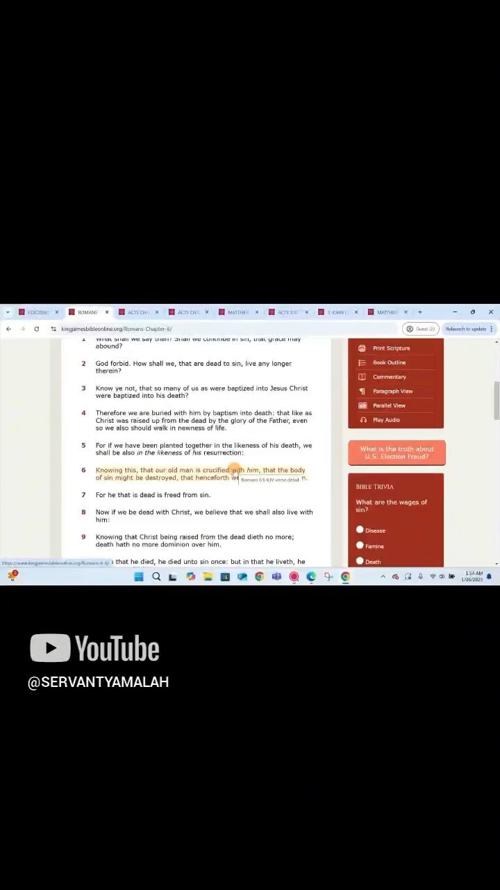 PT2 THE SIGNIFICANCE OF PHYSICAL WATER BAPTISM #bible #gms #iuic # ...