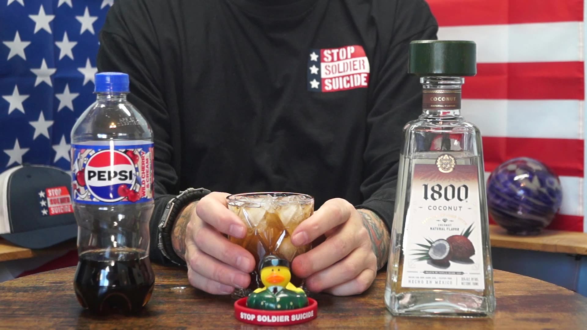 Mathew Osburn - 1800 Coconut Tequila & Pepsi Wild Cherry & Cream