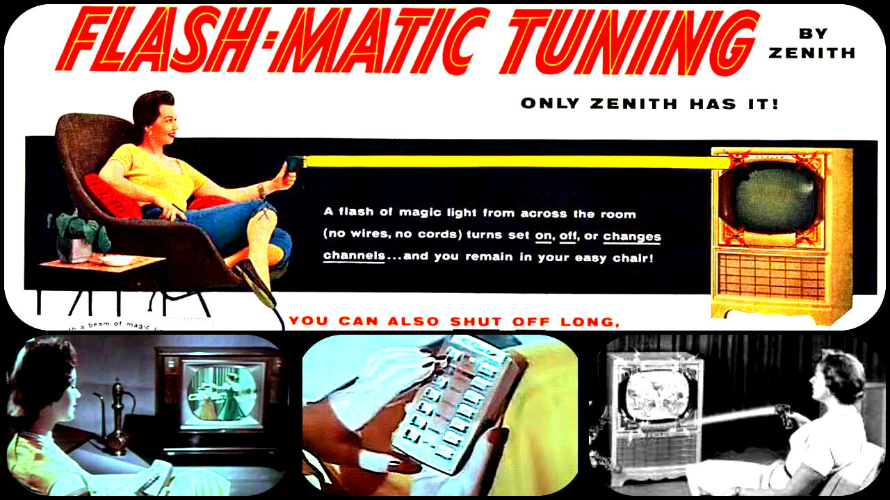 Retro TV Commercial : The First Television Remote Control ! (1961)