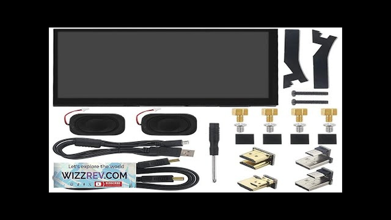 Catda Raspberry Pi 4B/3B 7-inch Monitor Display HDMI Touch Screen ...