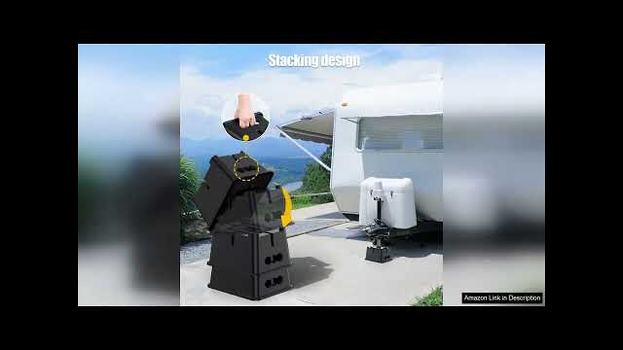 RV Trailer Jack Block RV Leveling Tongue Jack Blocks Trailer Jack Block ...
