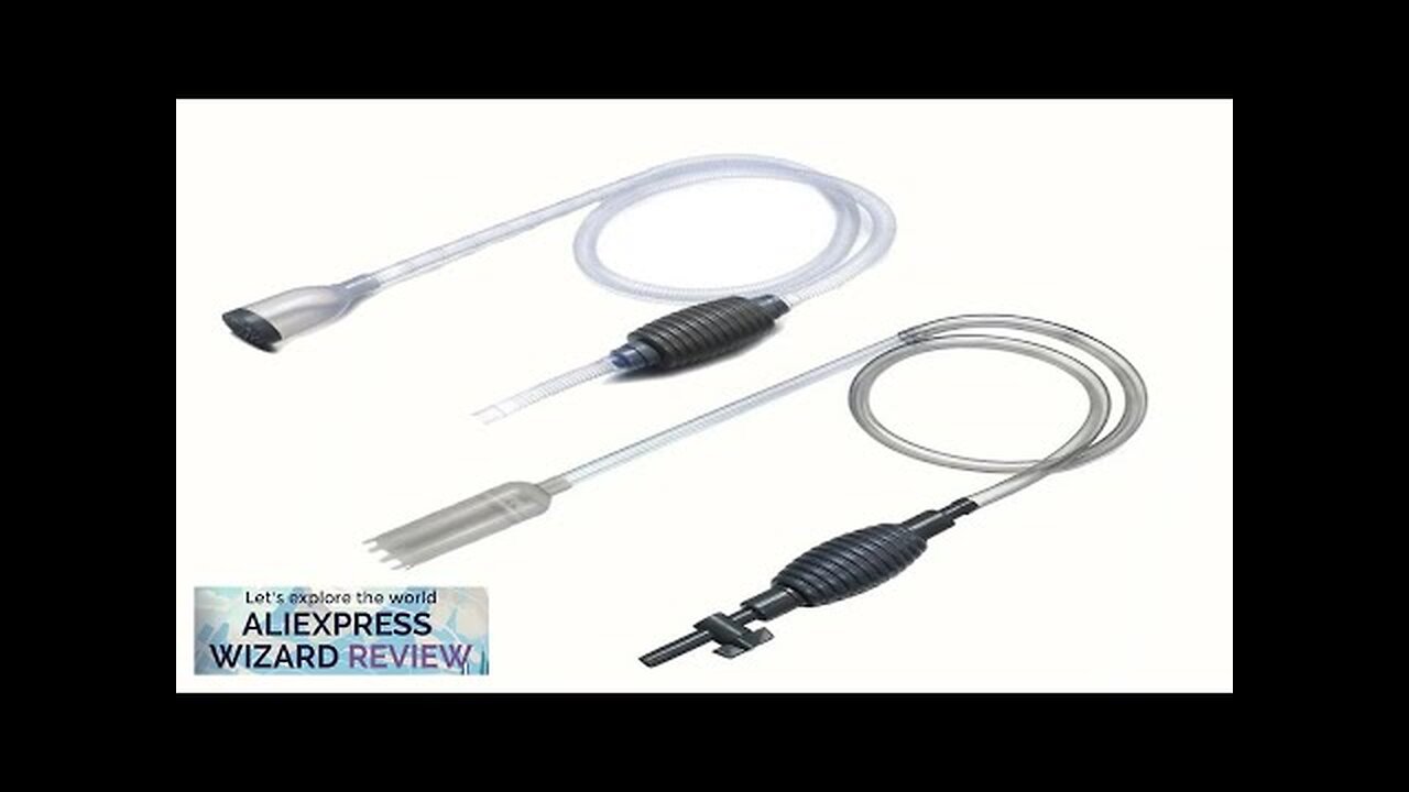 Fish Tank Water Changer Aquarium Siphon Vacuum Cleaner With Outlet ...