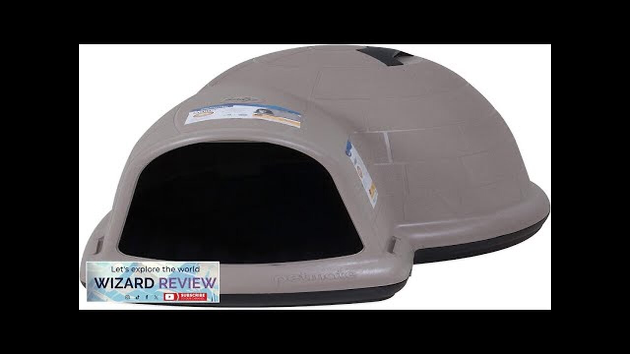 Petmate Indigo Dog House (Igloo Dog House Made in USA with 90% Review