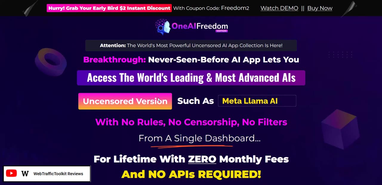 Unlock 20+ Premium AI Tools with OneAI Freedom Edition Review – Save Big!