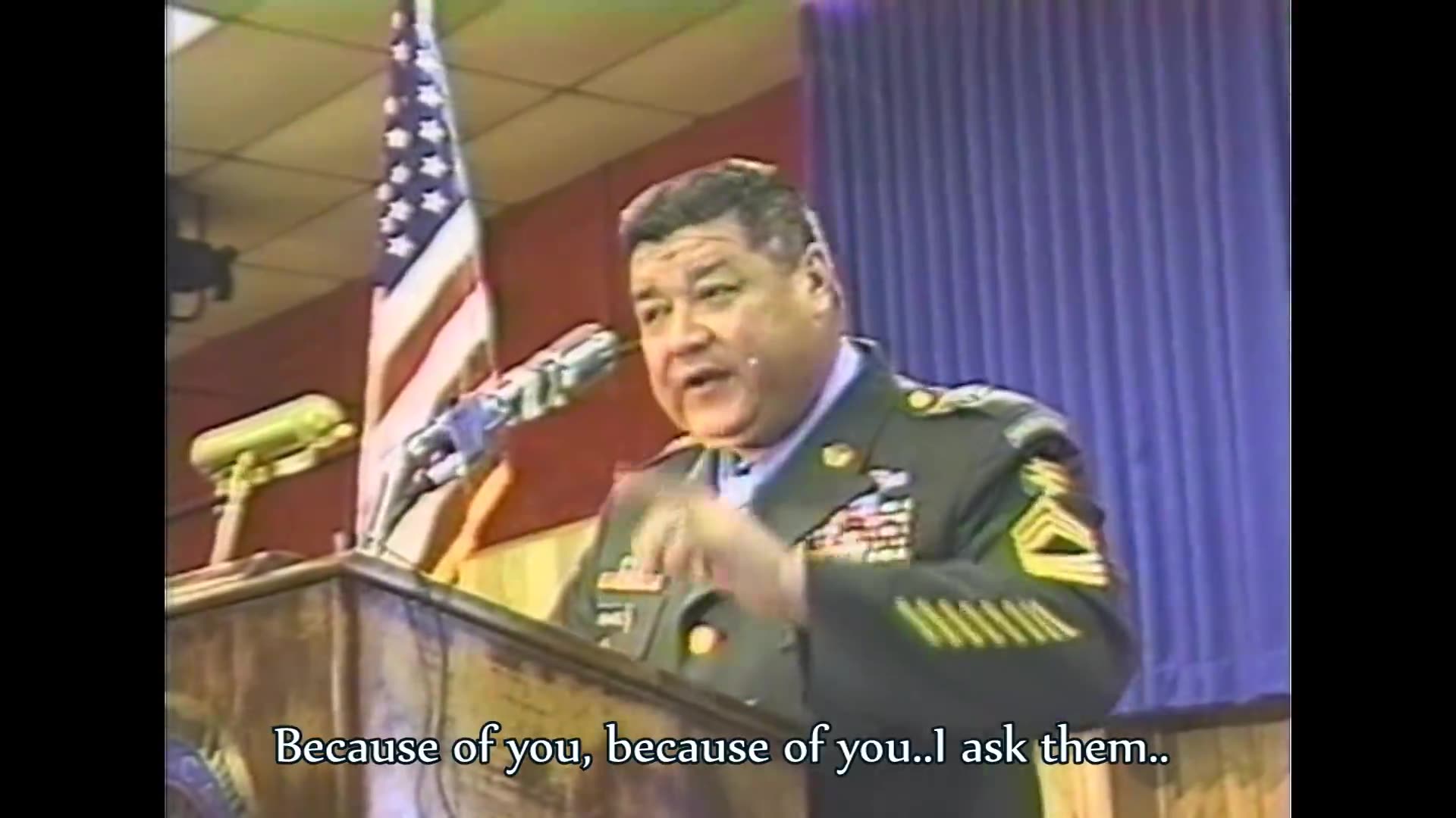 America i just want to remind you of this message from Master Sergeant ...