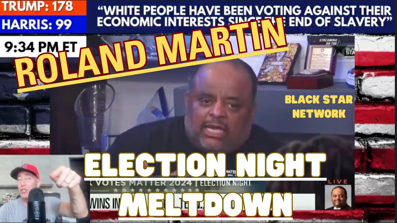 Roland Martin's + Black Supremacists MAJOR Election Night Meltdown on ...