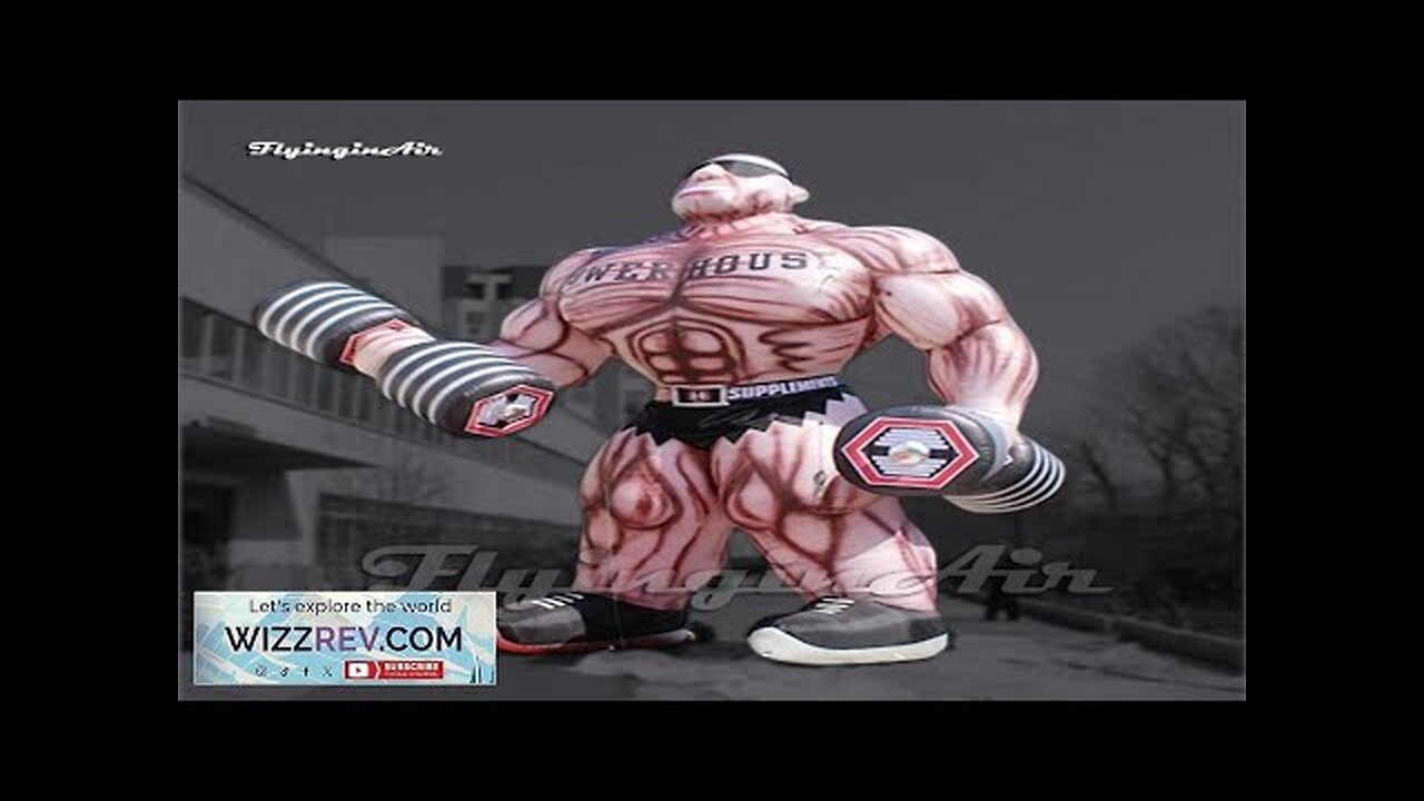Outdoor Advertising Inflatable Fitness Coach 3m/6m Giant Blow Up ...