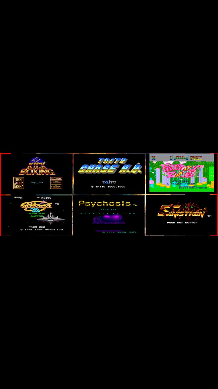 Andre Panza, Chase HQ, Fantasy Zone, Galaga 90, Psychosis, Sinistron ...