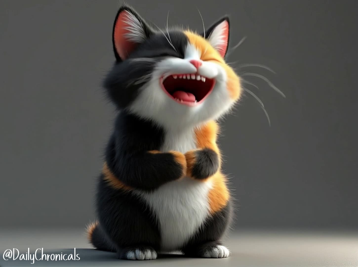 Giggle snort - Cat Laughing