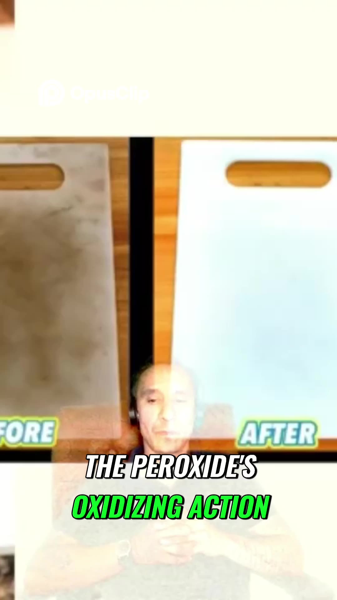 Transform Your Cutting Boards with Hydrogen Peroxide Hacks! #short #shorts