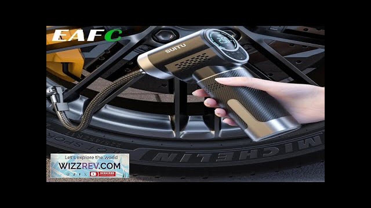 EAFC 150PSI Wireless Car Air Compressor Electric Portable Smart Car ...