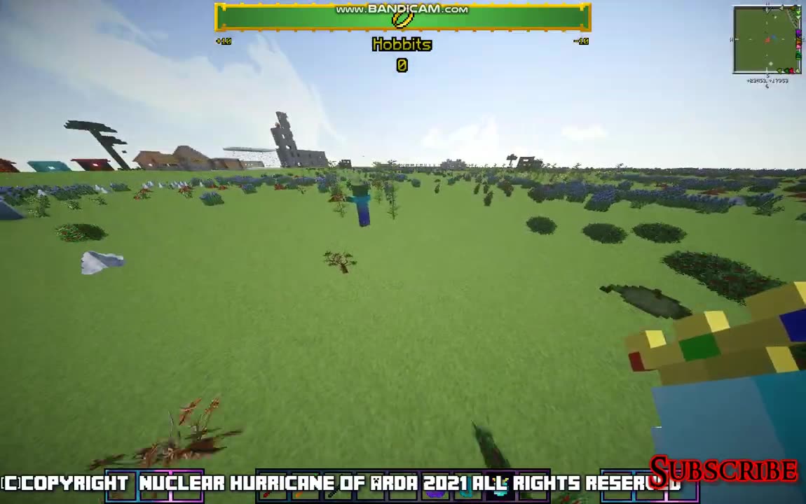 Minecraft mob battle the princess vs a mutant zombie