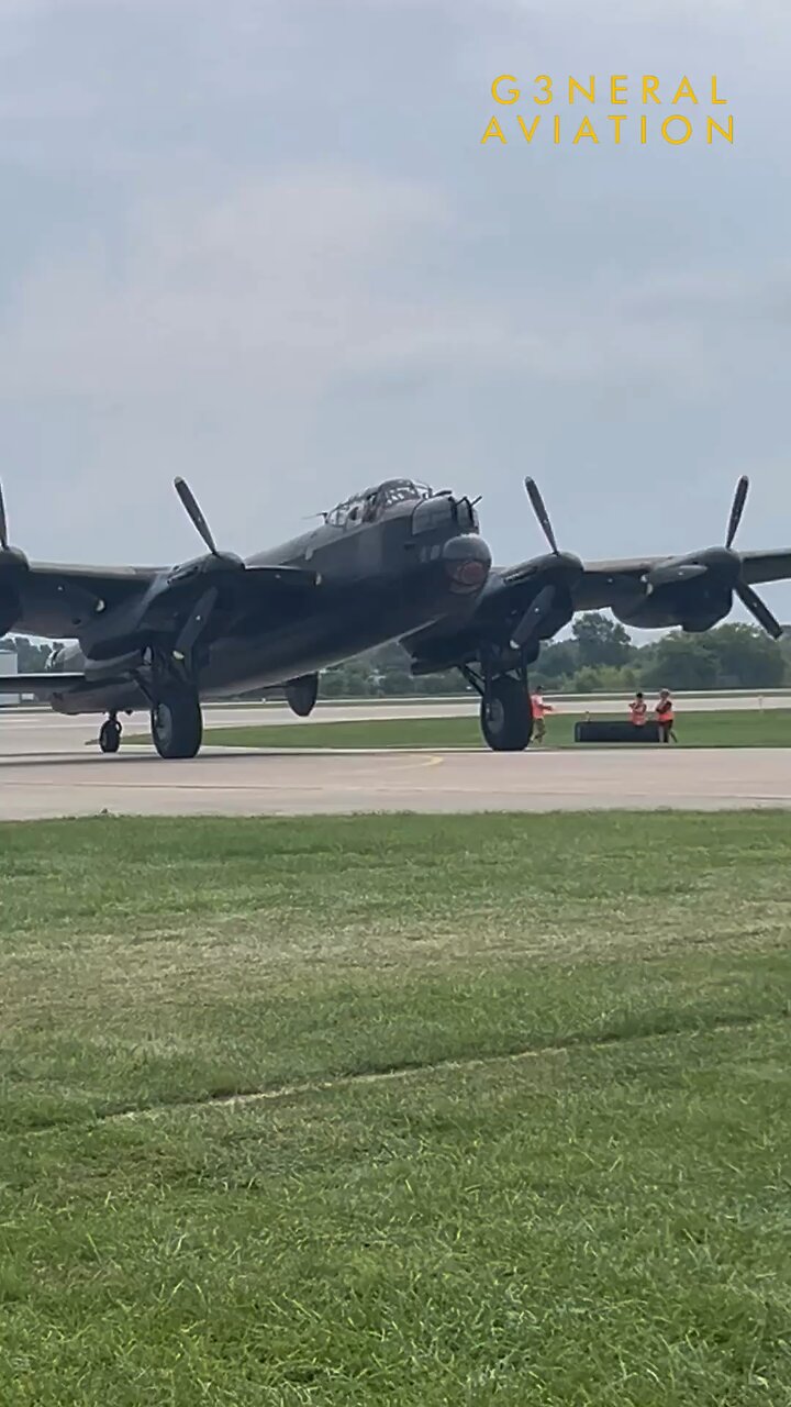 Lancaster bomber at EAA AirVenture Oshkosh 2024