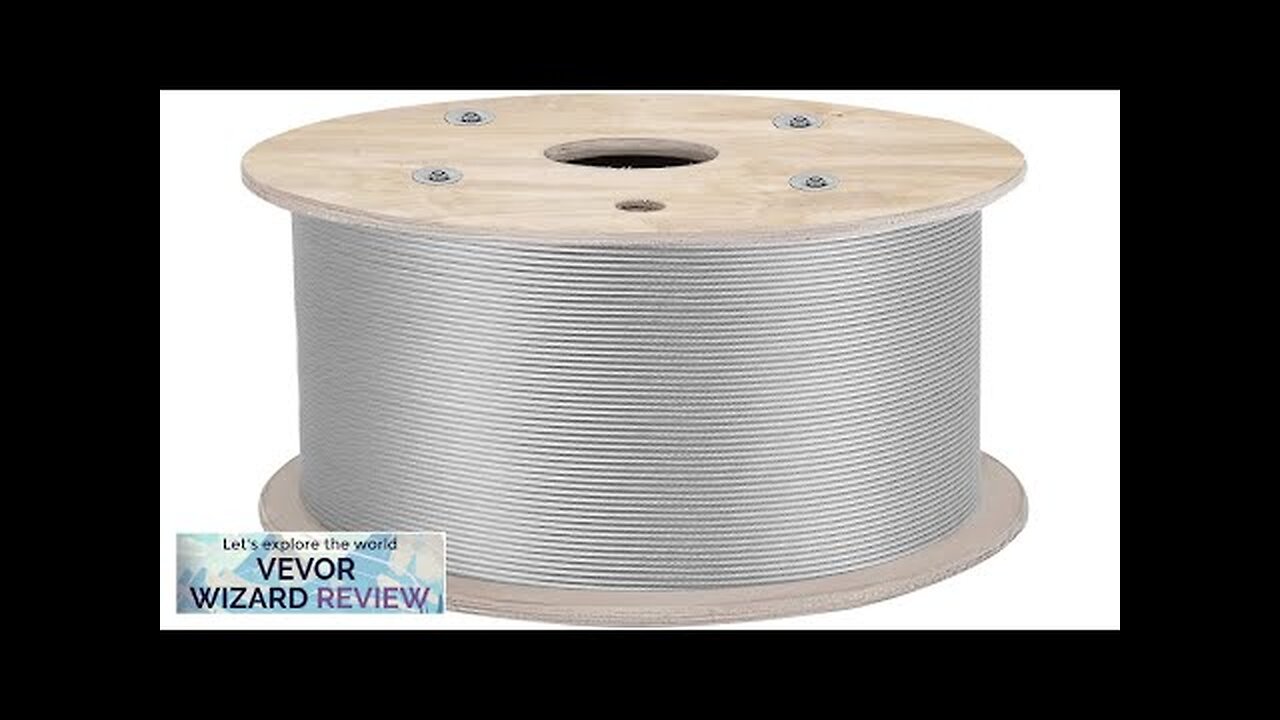 VEVOR 304 Stainless Steel Cable 1/4 Inch 7 X 19 Steel Wire Review