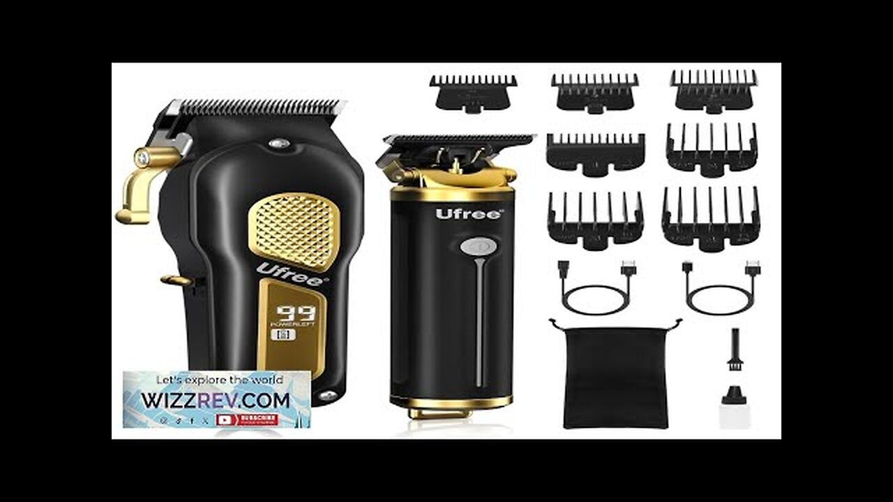 Ufree Hair Clippers for Men Professional Clippers and Trimmers Set ...