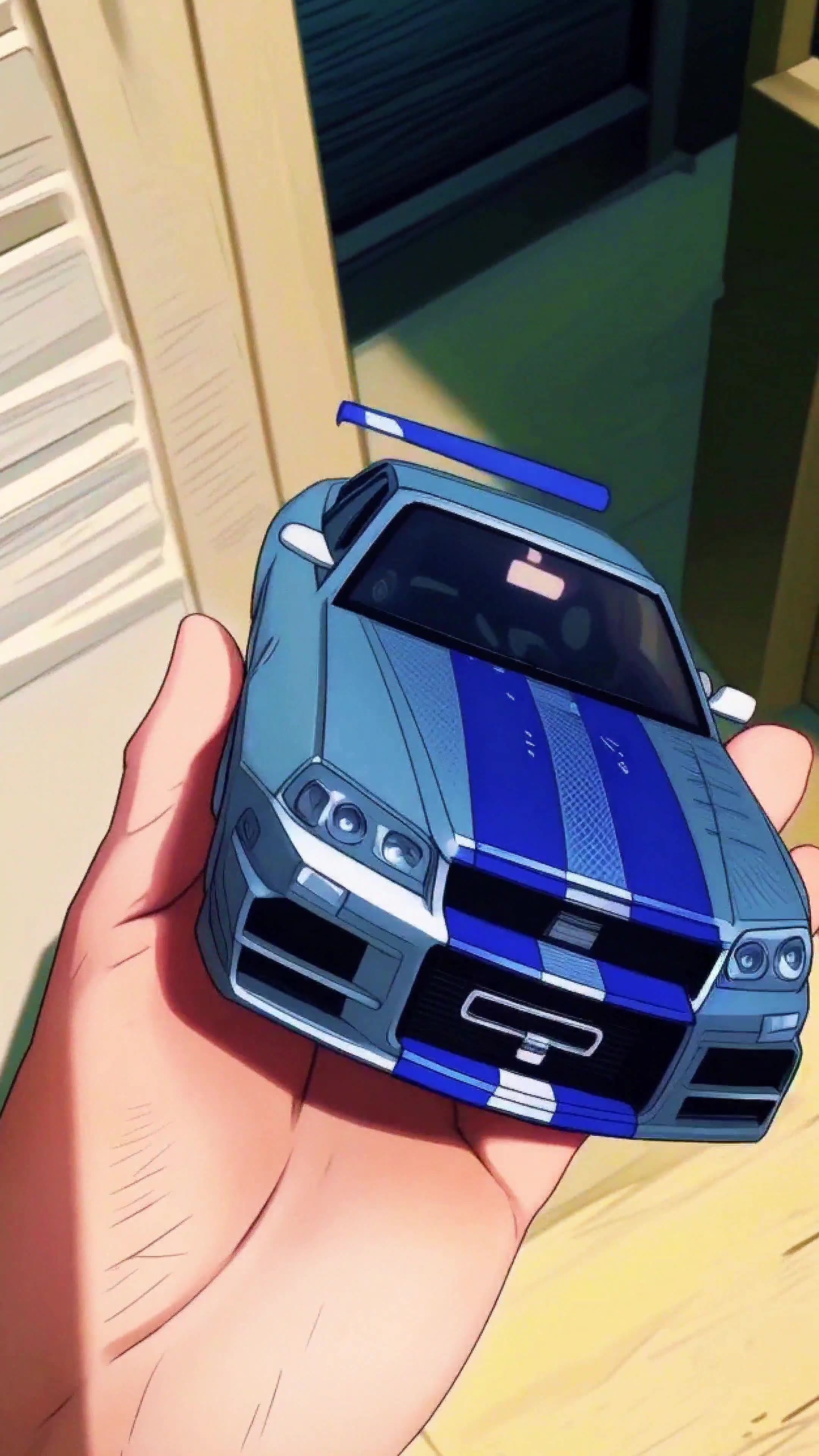 RC Car Transforms into a Real Nissan Skyline R34 GT-R! (Epic 3D Animation)