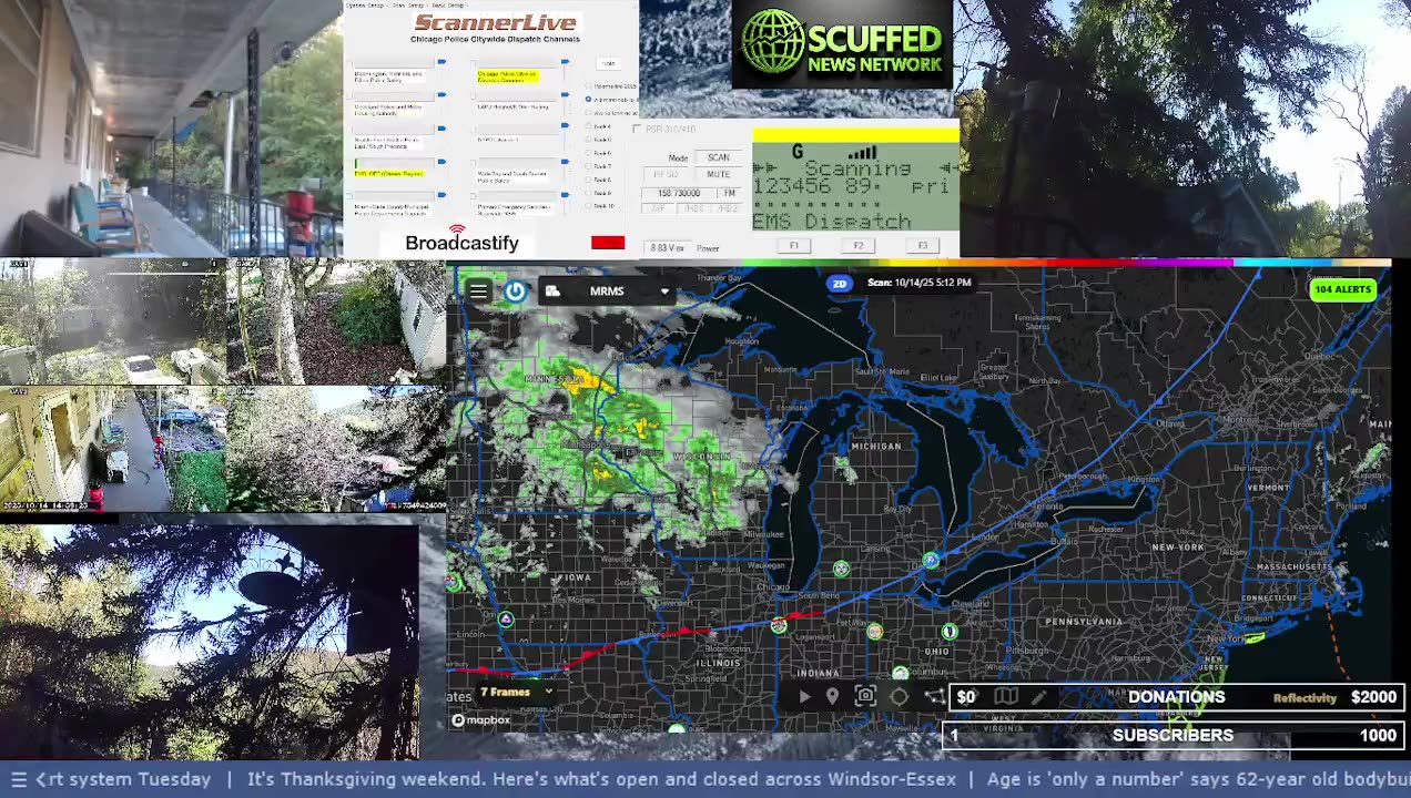 Chill Stream - Chill fall Stream day scanners/rs feed/radar/live cam