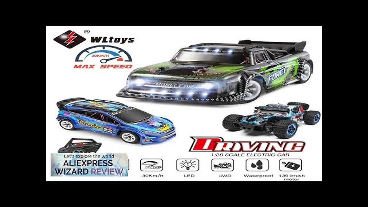 WLtoys 1:28 284131 284161 2.4G Racing Mini RC Car 30KM/H 4WD Electric ...
