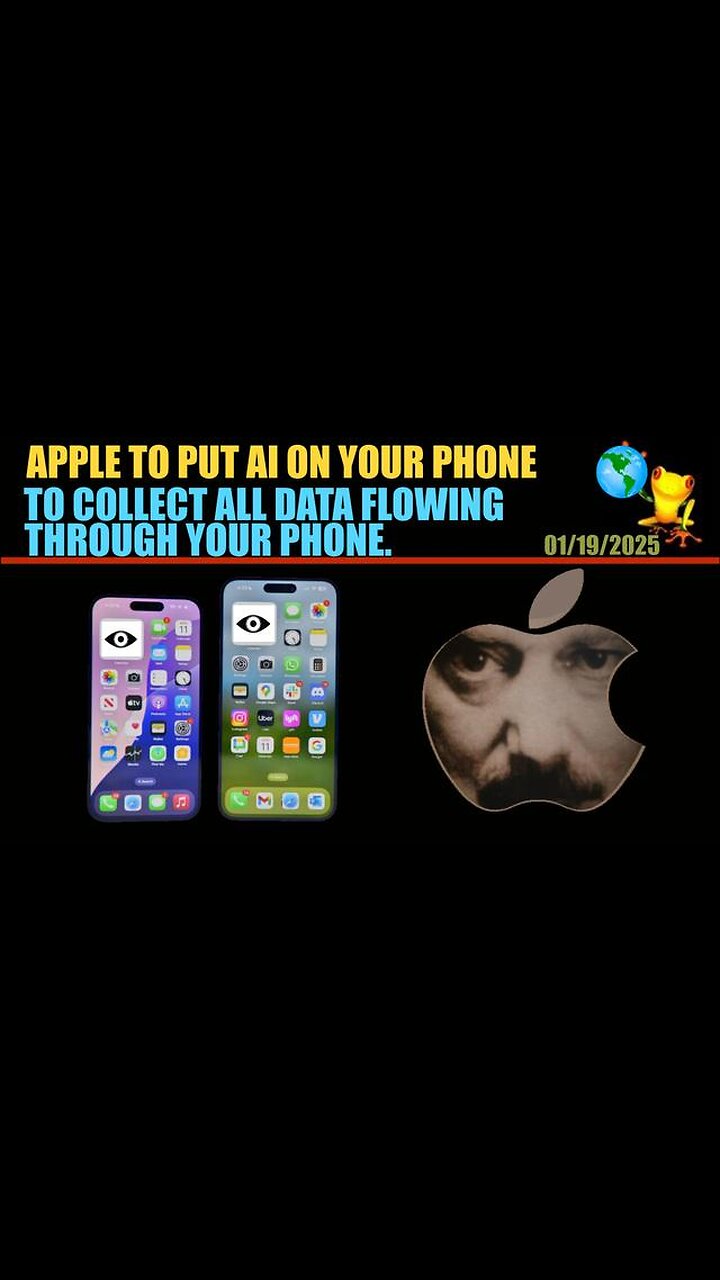 APPLE CELL PHONE UPGRADE TO COLLECT ALL YOUR DATA WITH AI