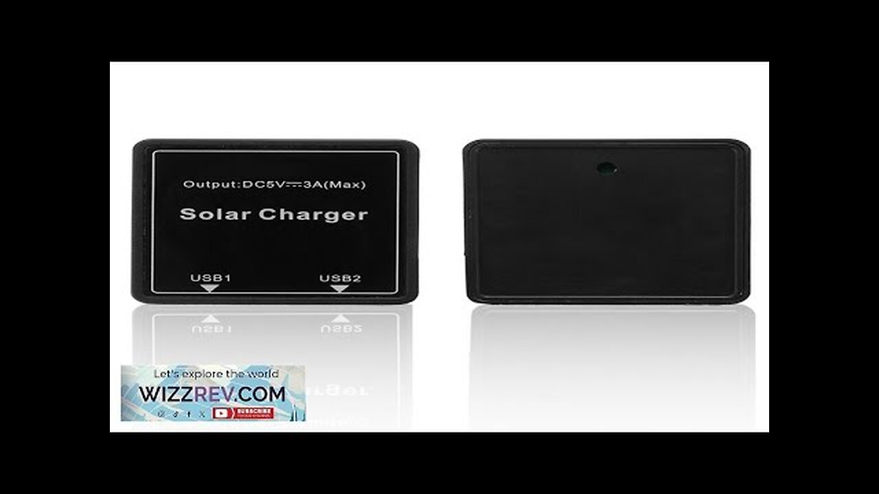 DIY Solar Wire Box 5-20V to 5V 3A Regulator Solar Double USB Review