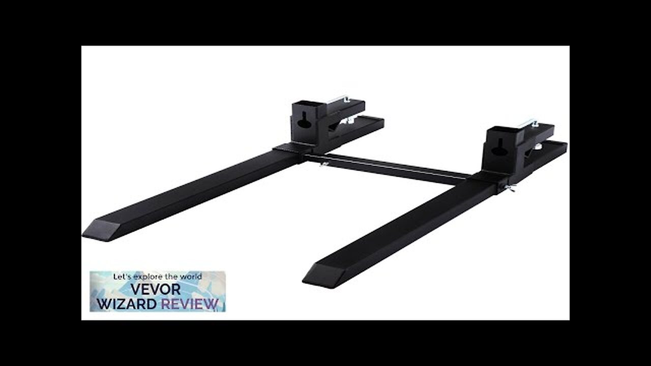 VEVOR Pallet Forks 43" 2000 Lbs Max Clamp On Tractor Bucket Forks Review
