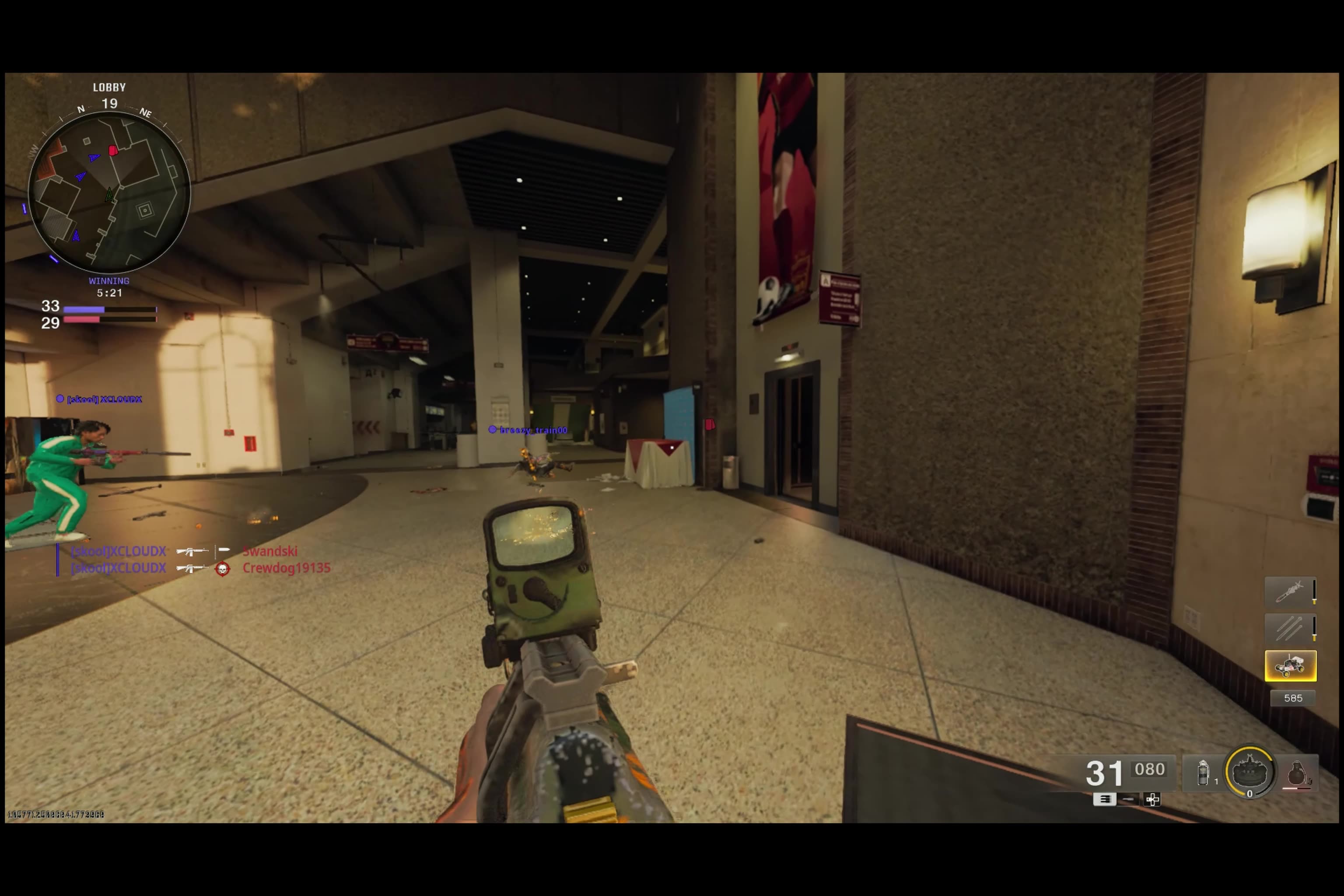 Bo6 Multiplayer.... Team Death Match inside of Red Card