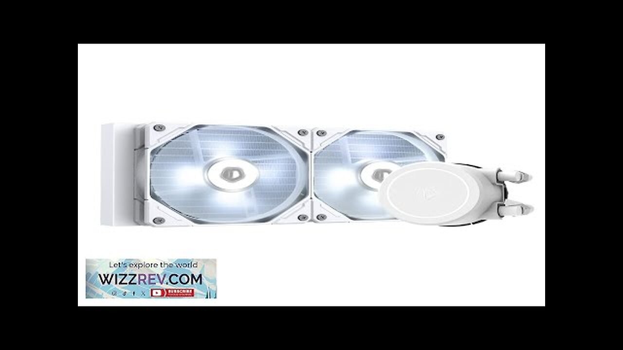 ID-COOLING FROSTFLOW X 240 Snow CPU Water Cooler LGA1700 Compatible AIO ...