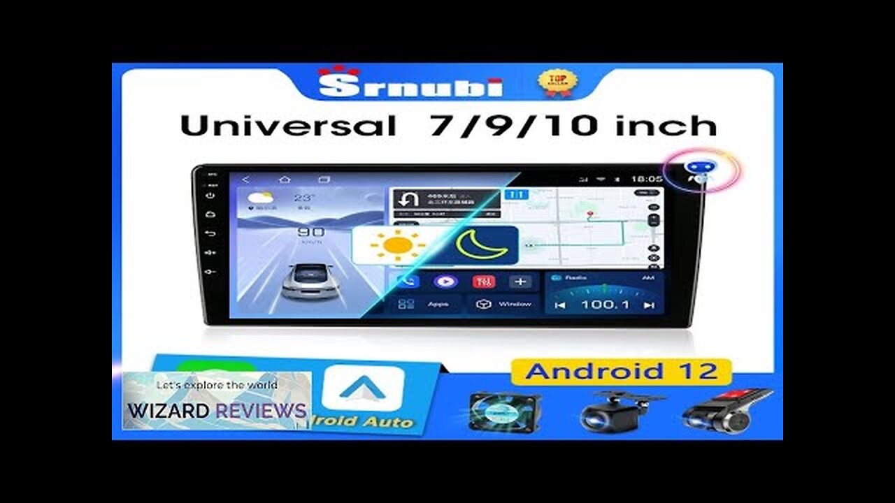 Srnubi 2 din Android 12 Carplay Car Radio Multimedia Player Navigation GPS Review