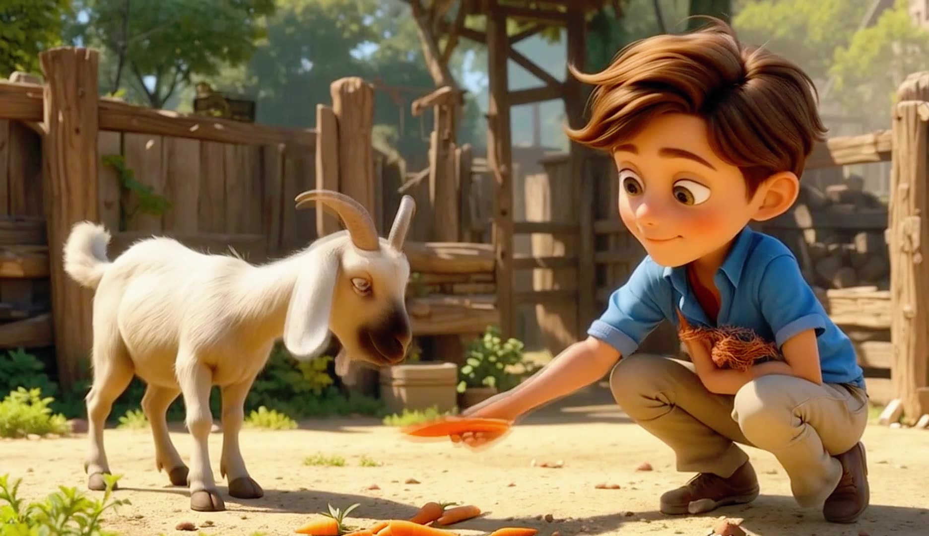 Liam and the Mischievous Goat