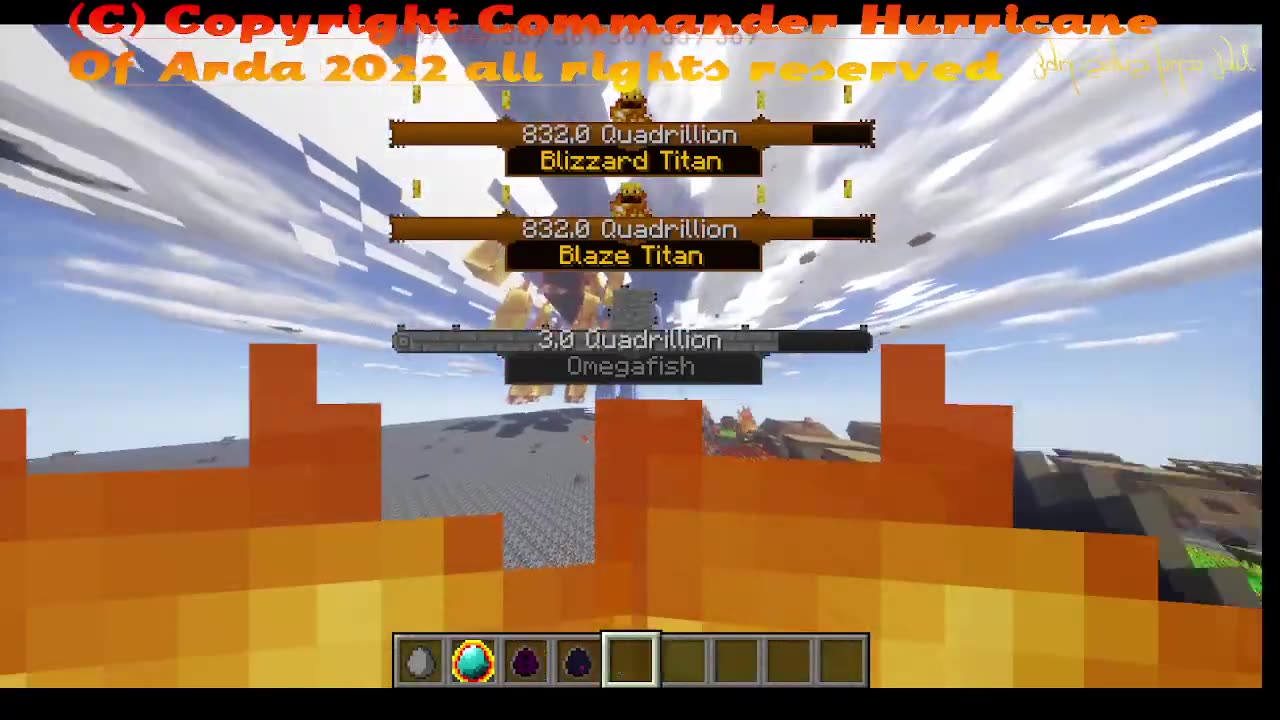 Minecraft Mob Battle Methuselah kraken,Overlord scorpion vs blaze titan ...