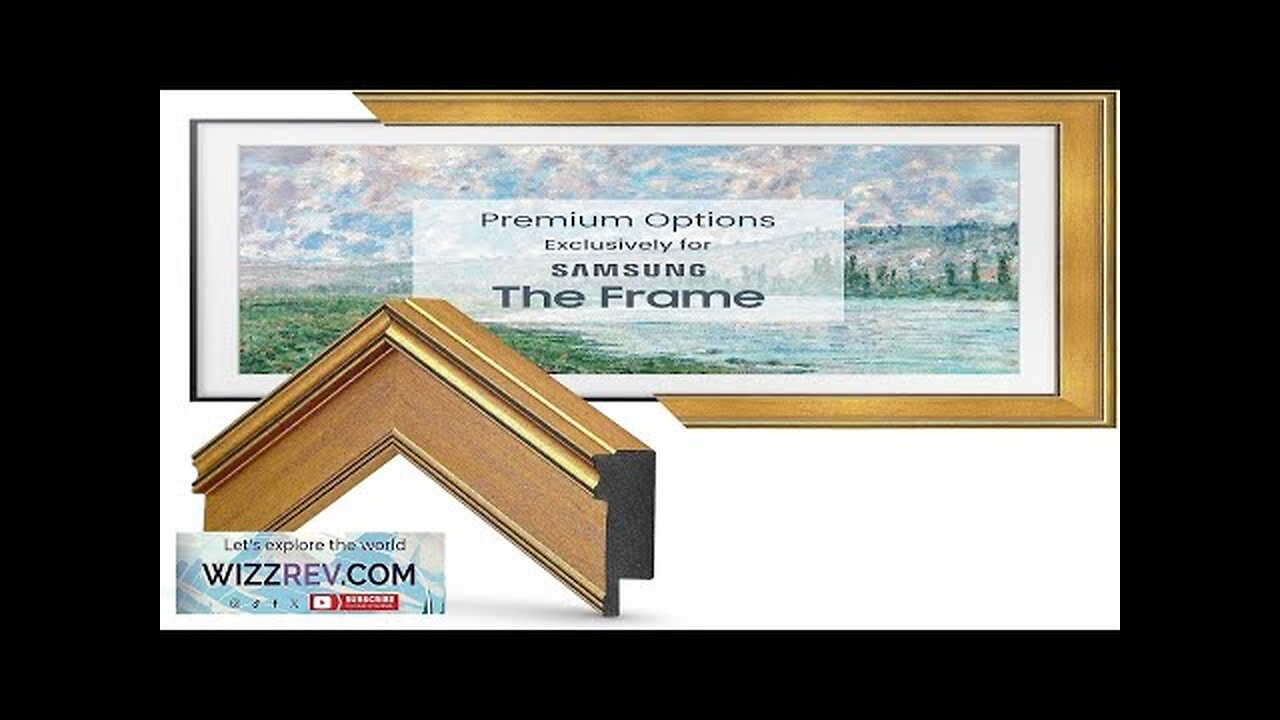 Frame My TV Deco TV Frames Antique Gold Smart Frame Compatible Review