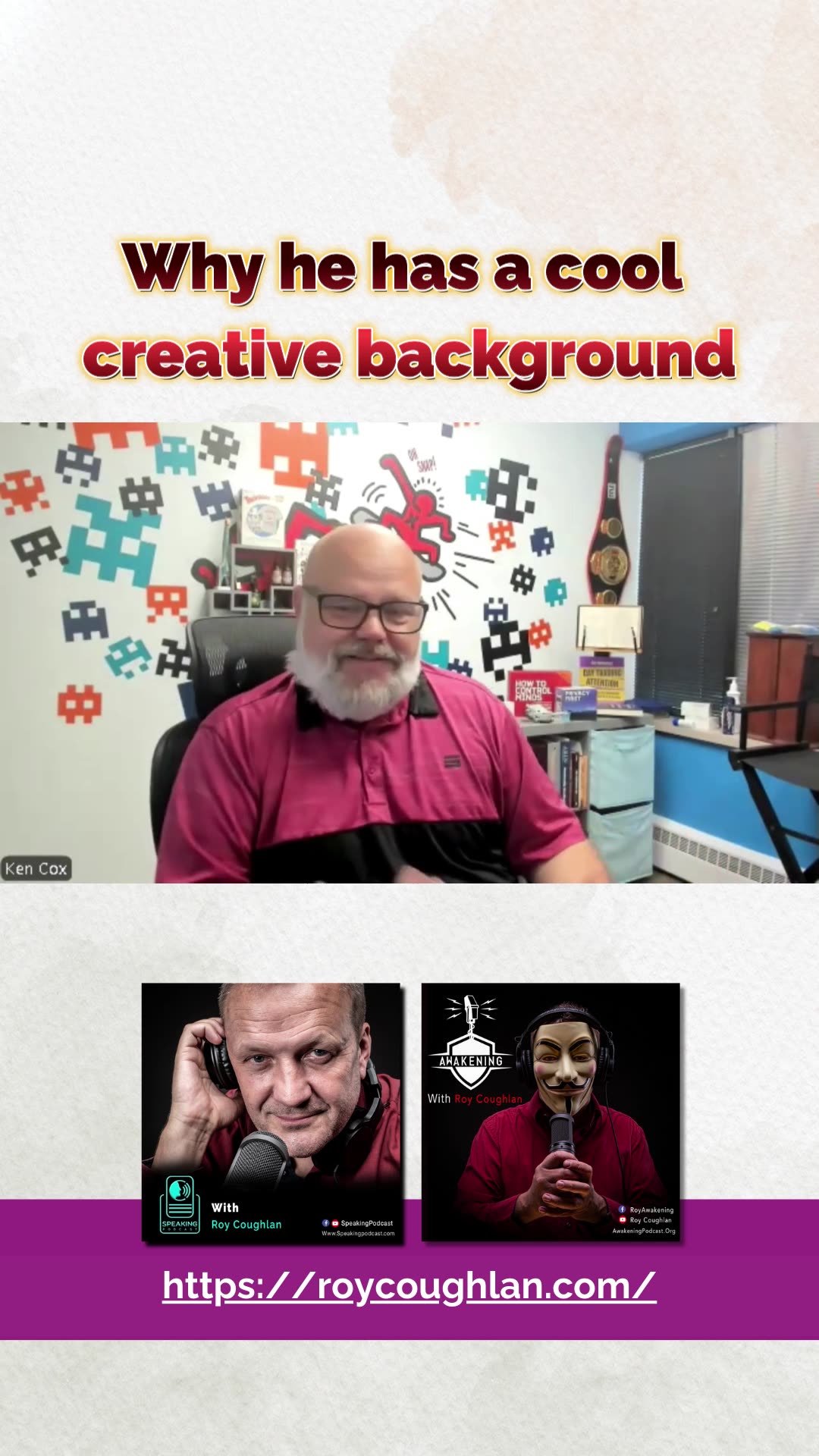 Why he has a cool creative background