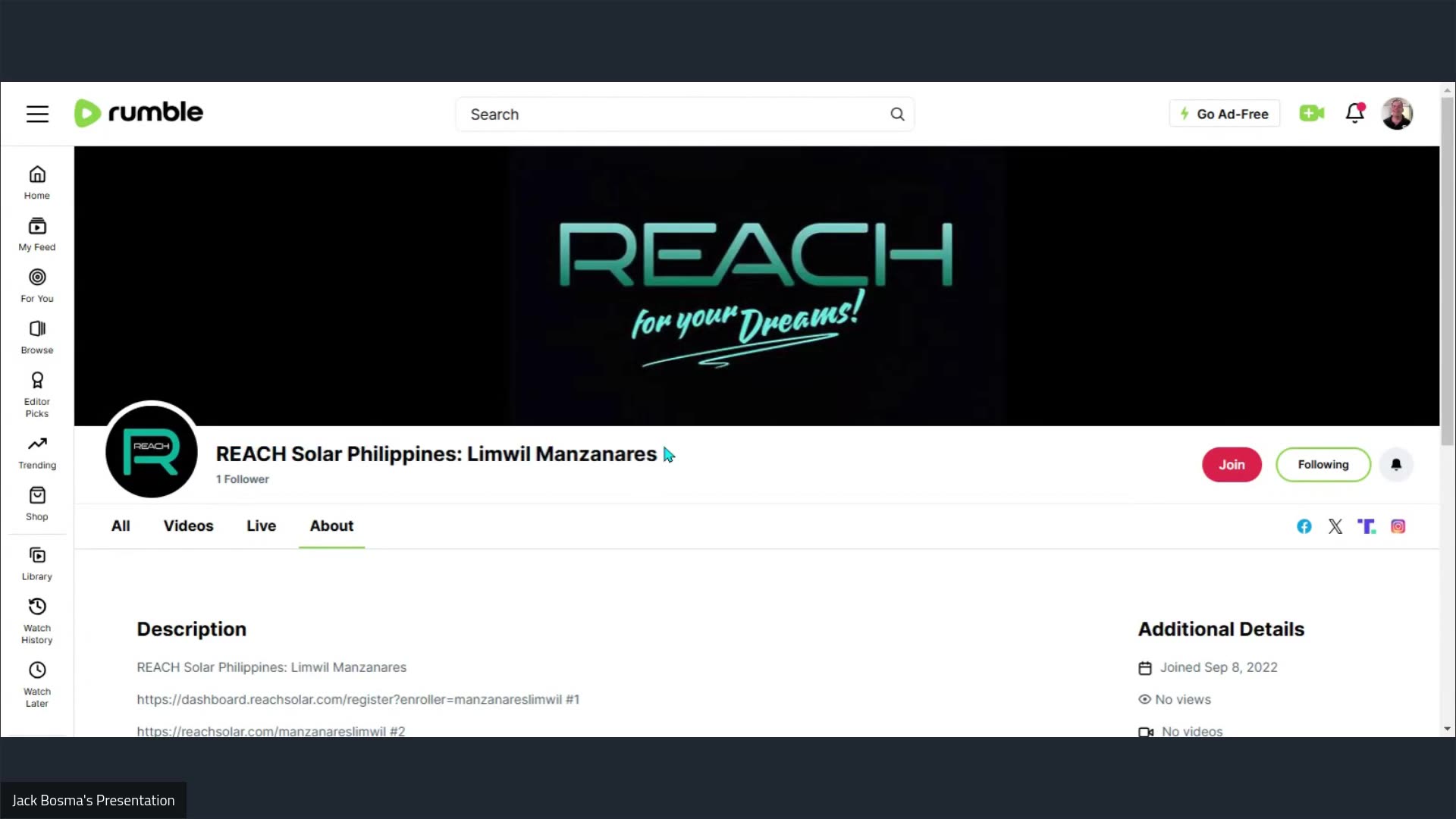 REACH Solar Philippines: Limwil Manzanares