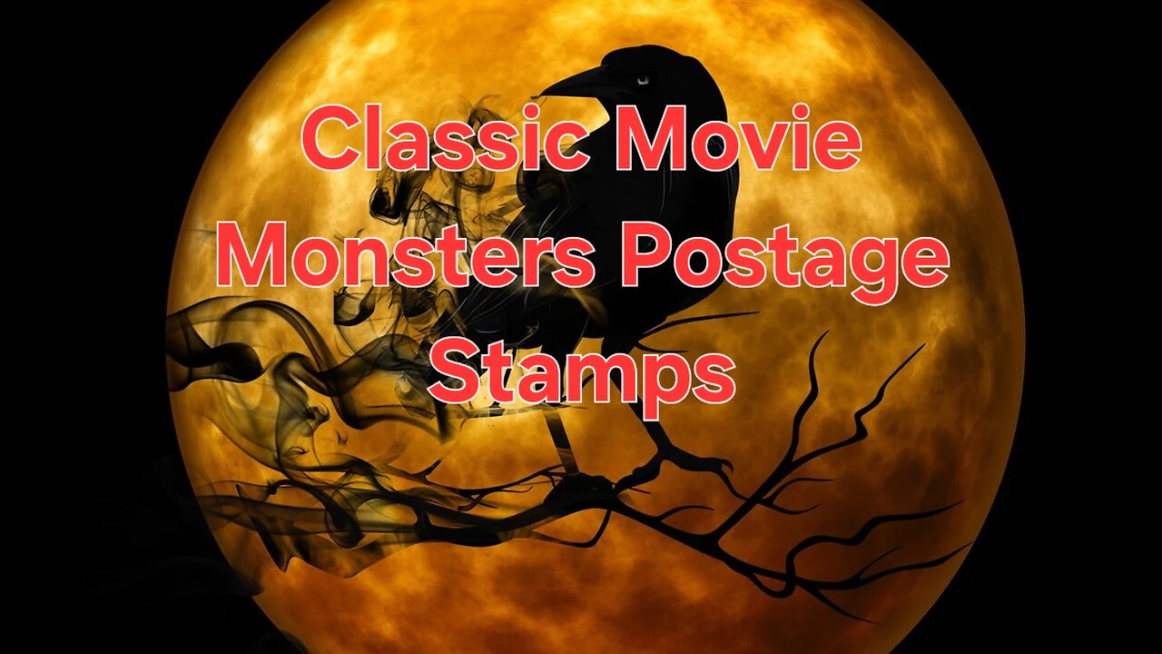 Classic Movie Monsters Postage Stamps