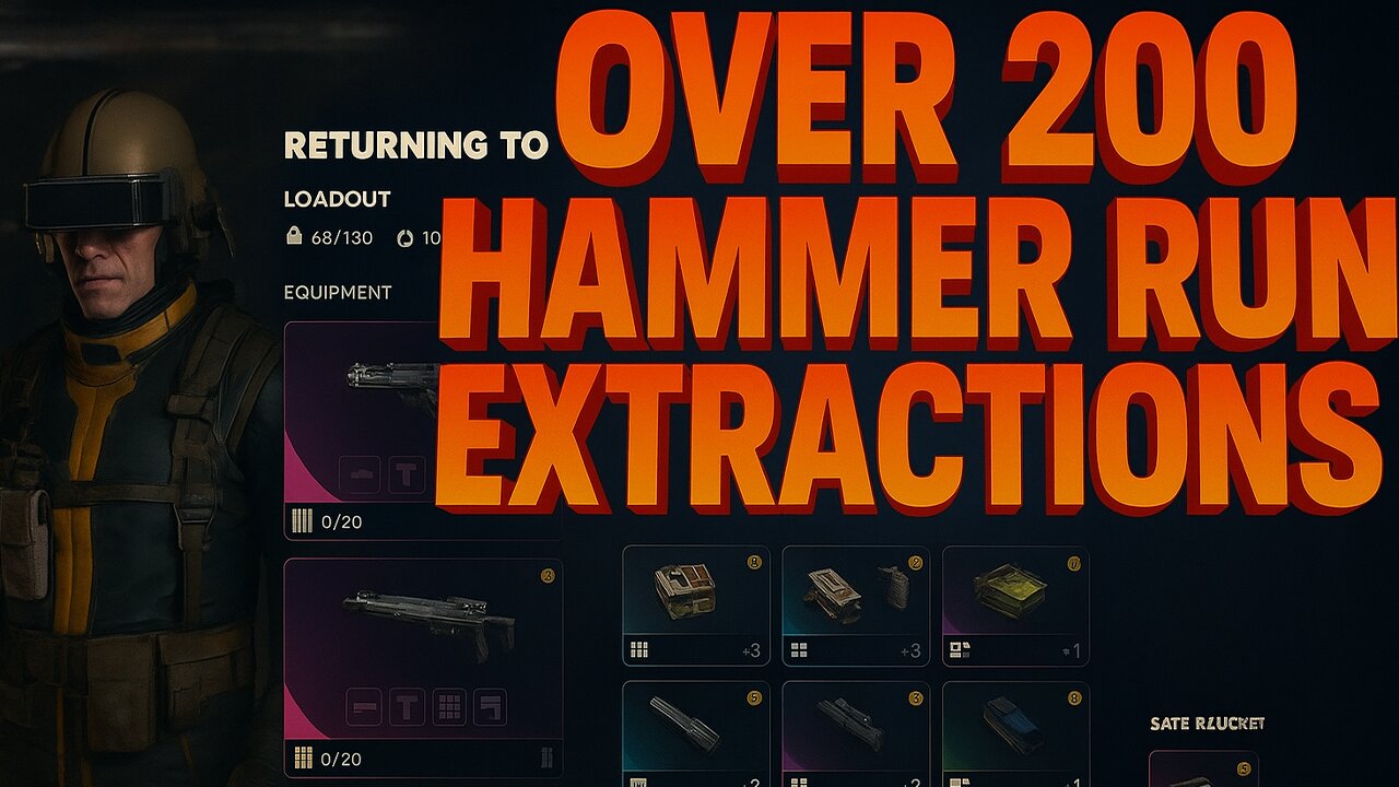 OVER 200 HAMMER RUN EXTRACTIONS - The #1 BEST Hammer Man on ARC Raiders ...